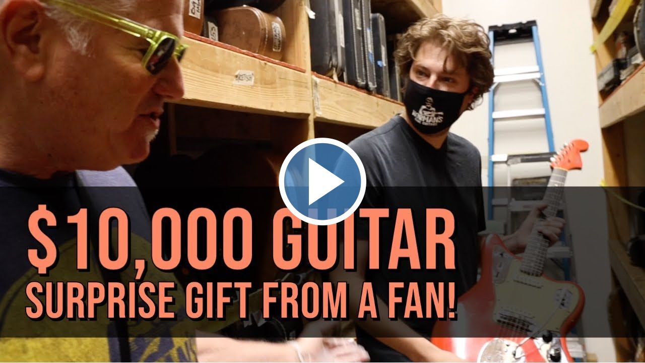 MUST WATCH! $10,000 guitar gifted to Michael Lemmo from a fan at Norman ...